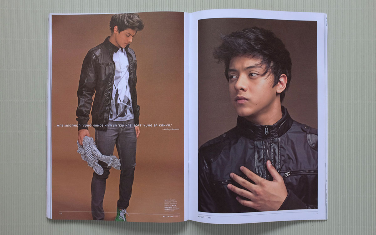 Daniel Padilla for Chalk — Creative direction by Karl Castro
